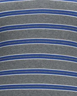 GANNI Ribbed V-neck Long-leeve T-hirt