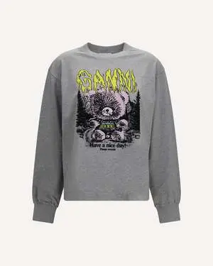 GANNI Isoli Teddy Forest Sweatshirt