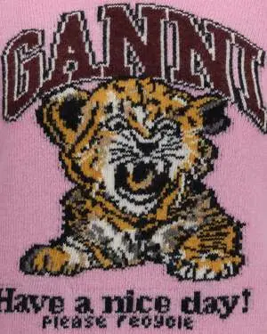 GANNI Wool Graphic Weater