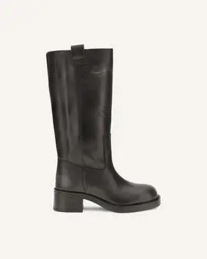 ALOHAS Sajan Vintage Leather High Boots