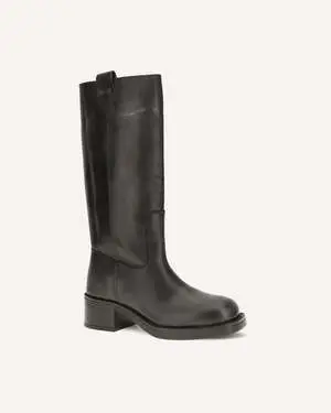ALOHAS Sajan Vintage Leather High Boots