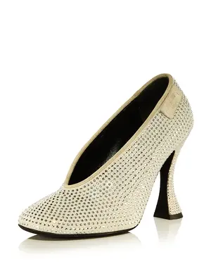 Moschino Embellished High Heel Pumps