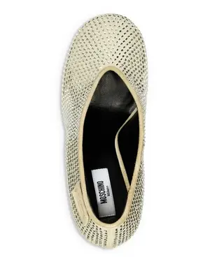 Moschino Embellished High Heel Pumps