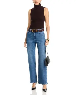 Michael Kors Wool Sleeveless Turtleneck Sweater