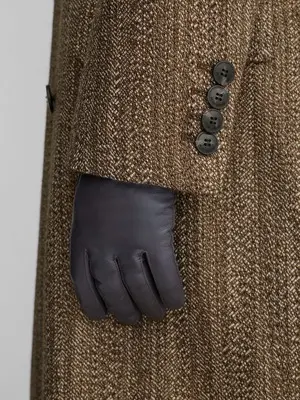 ATELIER Wool-blend Textured Double-breasted Coat