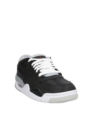 JORDAN Sneakers Charcoal Size Leather, Textile Fibers
