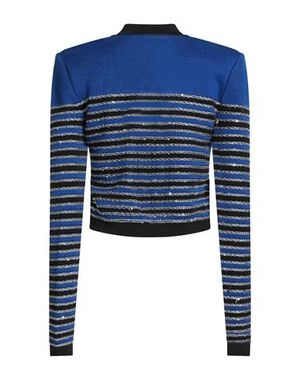 Balmain Knitted Sequined Striped Jacket