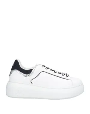 Armani Exchange Sneakers Size Cow Leather, Polyamide, Elastane
