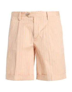 MICHAEL COAL Shorts & Bermuda Shorts Apricot Size Cotton, Polyester, Elastane