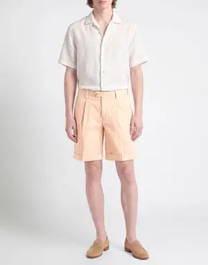 MICHAEL COAL Shorts & Bermuda Shorts Apricot Size Cotton, Polyester, Elastane