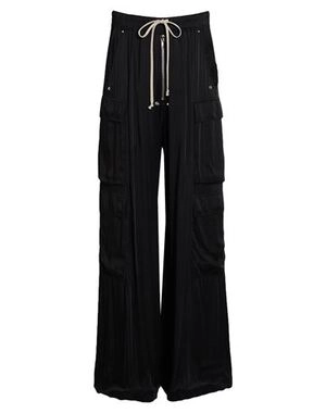 Rick Owens Pants Size Acetate, Viscose - Black