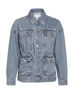 Rag & Bone Denim Outerwear Size Cotton - Blue