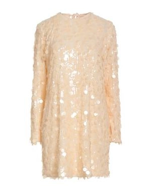 SEMICOUTURE Mini Dress Cream Size Polyester - White