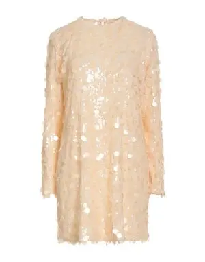 SEMICOUTURE Mini Dress Cream Size Polyester