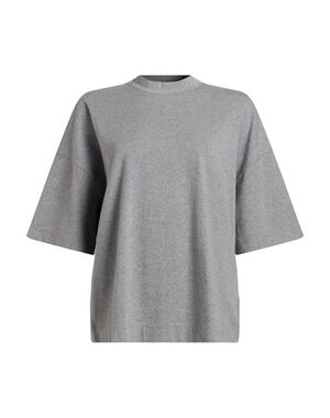 CIRCOLO 1901 Woman T-shirt Grey Size M Cotton, Elastane Grey