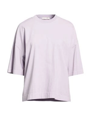 CIRCOLO 1901 Woman T-shirt Grey Size M Cotton, Elastane Purple