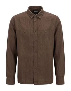 JACK WOLFSKIN Shirt Size Hemp, Organic Cotton - Brown