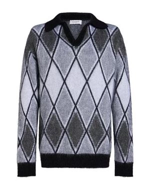 LANEUS Sweater Size Mohair Wool, Polyamide, Wool - Grey
