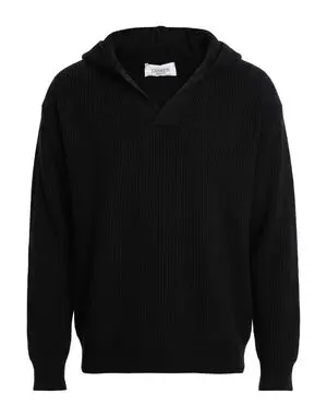 LANEUS Ribbed Knit Wool & Recycled Polyamide Sweater
