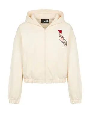 Moschino Sweatshirt Cream Size Cotton