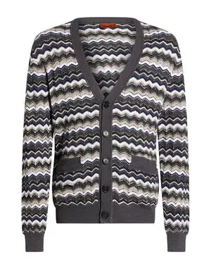 Missoni Intarsia-knit Wool And Cotton Cardigan