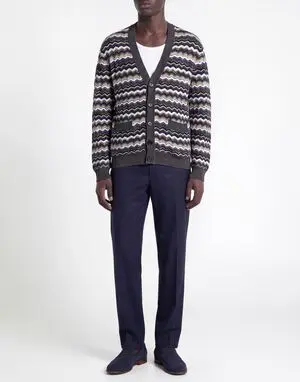 Missoni Intarsia-knit Wool And Cotton Cardigan