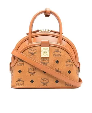 Mcm Small Tracy Curved Shoulder Bag
