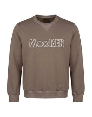 MOORER MOORER Sweatshirt With Embroidered Logo Grey