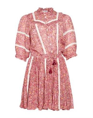 Poupette St Barth Mini Dress Size Viscose - Pink
