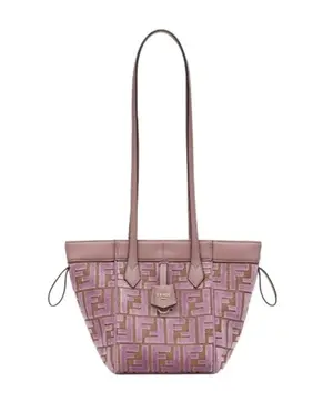 Fendi Origami Monogrammed Mini Bucket Bag
