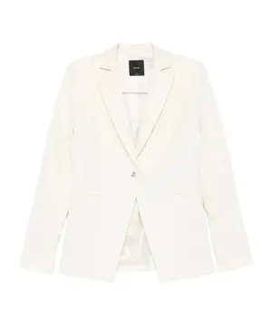 Pinko Single-breasted Blazer - White