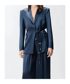 Pinko Shiny Satin Blazer