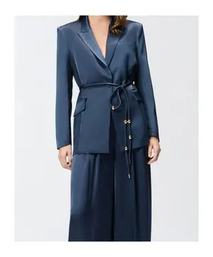 Pinko Shiny Satin Blazer
