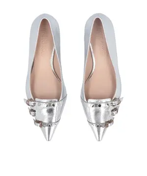 Pinko Buckle-embellished Pointed-toe Pumps