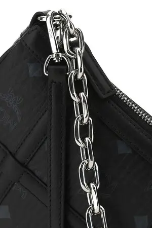 Mcm Monogram Printed Chain-linked Shoulder Bag