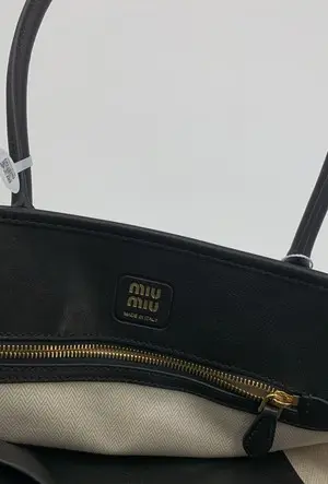 Miu Miu Aventure Logo-tag Tote Bag