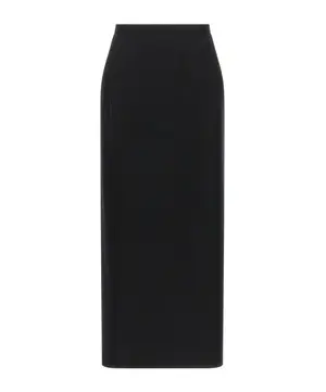 Magda Butrym Straight-cut Skirt - Black