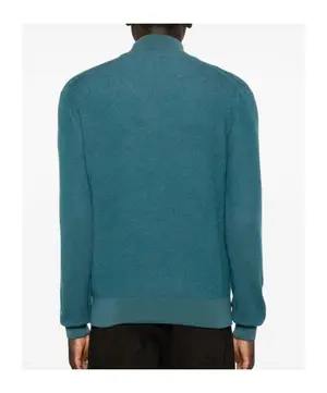 Brioni Half-zip Long-sleeve Sweater