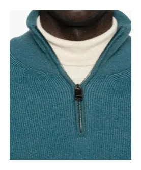Brioni Half-zip Long-sleeve Sweater