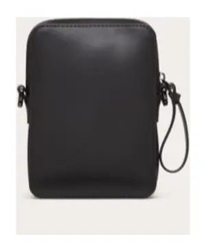 Valentino Garavani Vltn Logo Printed Zip-up Shoulder Bag
