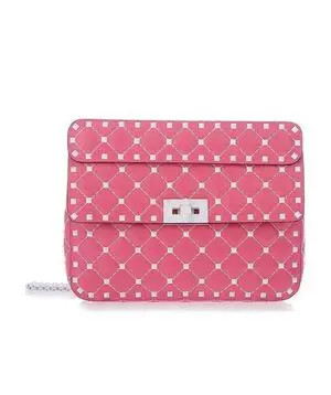 Valentino Garavani Spike Shoulder Bag - Red