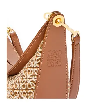 Loewe Small Luna Bag In Anagram Jacquard And Classic Calfskin