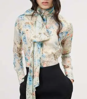 Alexander McQueen Silk Floral Shirt