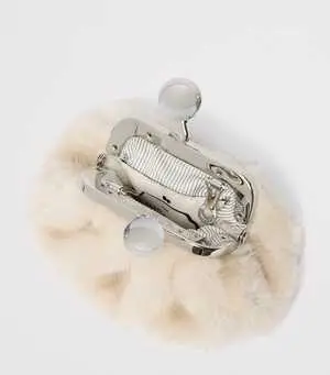Max Mara Faux Fur Pasticcino Clutch
