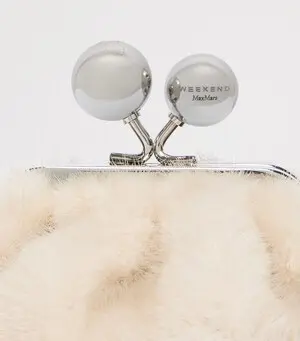 Max Mara Faux Fur Pasticcino Clutch