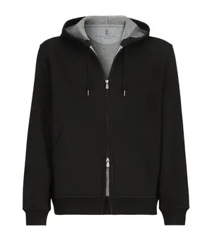 Brunello Cucinelli Cotton-cashmere-silk Hoodie