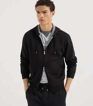 Brunello Cucinelli Cotton-cashmere-silk Hoodie