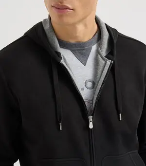Brunello Cucinelli Cotton-cashmere-silk Hoodie