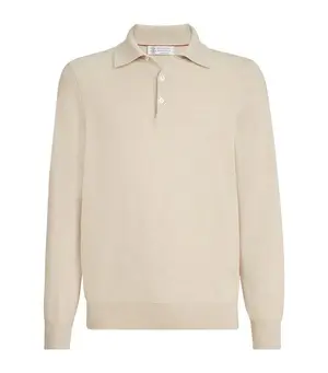 Brunello Cucinelli Cashmere Polo Sweater