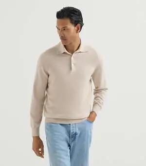 Brunello Cucinelli Cashmere Polo Sweater